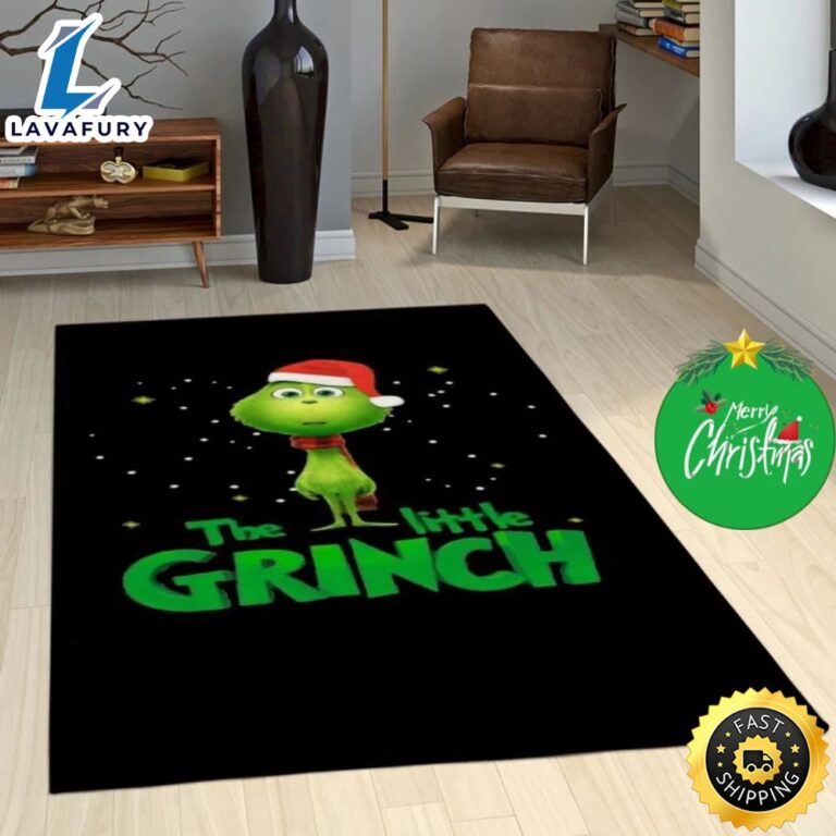 The Little Grinch Green How The Grinch Stole Christmas Grinch Rug ...