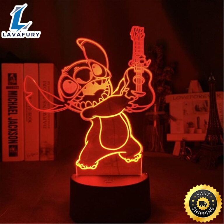 Stitch 3d Lamp Manga Led Night Light - Lavafury